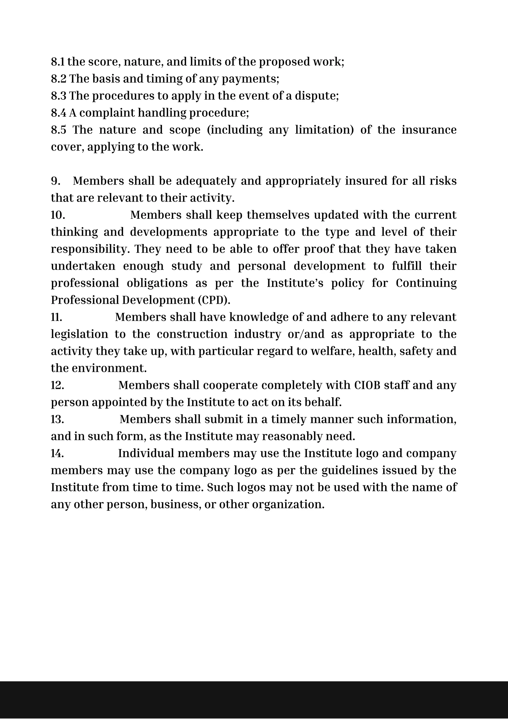 CIOB RULES AND REGULATIONS OF PROFESSIONAL CONDUCT AND COMPETENCE.pdf