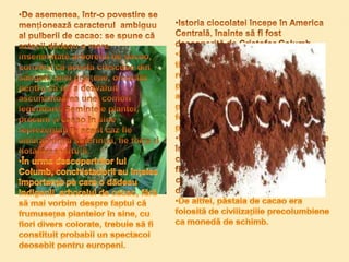Ciocolata | PPTX