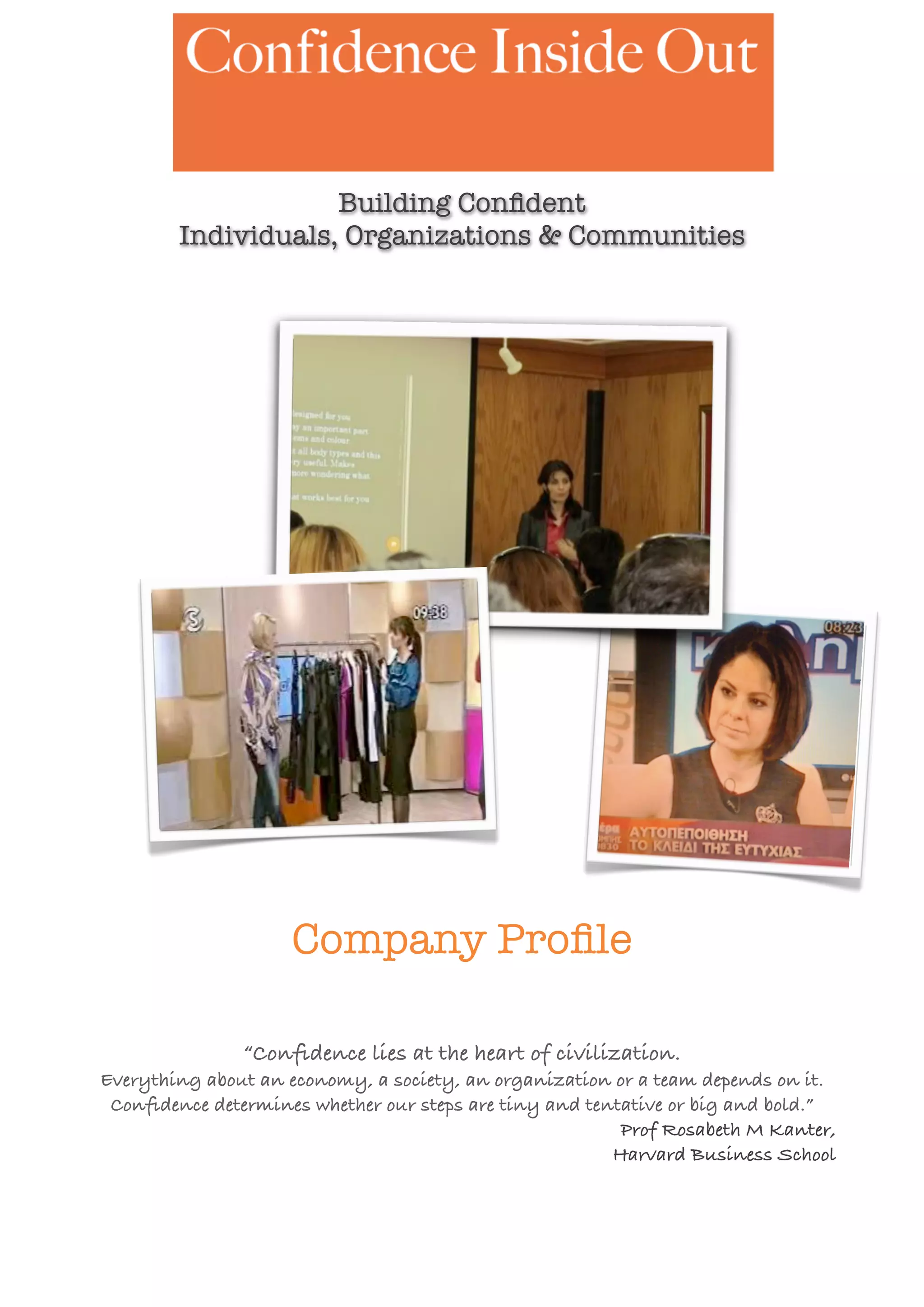 Confidence Inside Out Company Profile | PDF | Business Administration ...