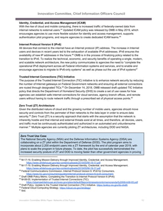 CIO Council's White Paper: Networks of the Future | PDF