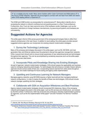CIO Council's White Paper: Networks of the Future | PDF