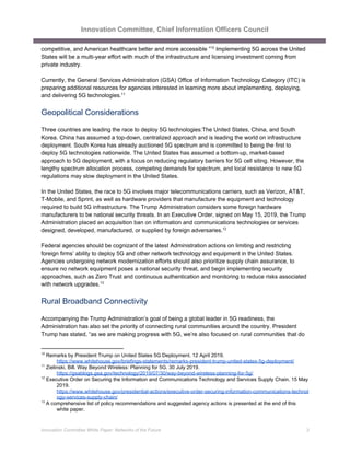 CIO Council's White Paper: Networks of the Future | PDF