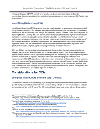 CIO Council's White Paper: Networks of the Future | PDF