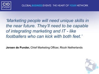 CIO / CMO Convergence | PPTX