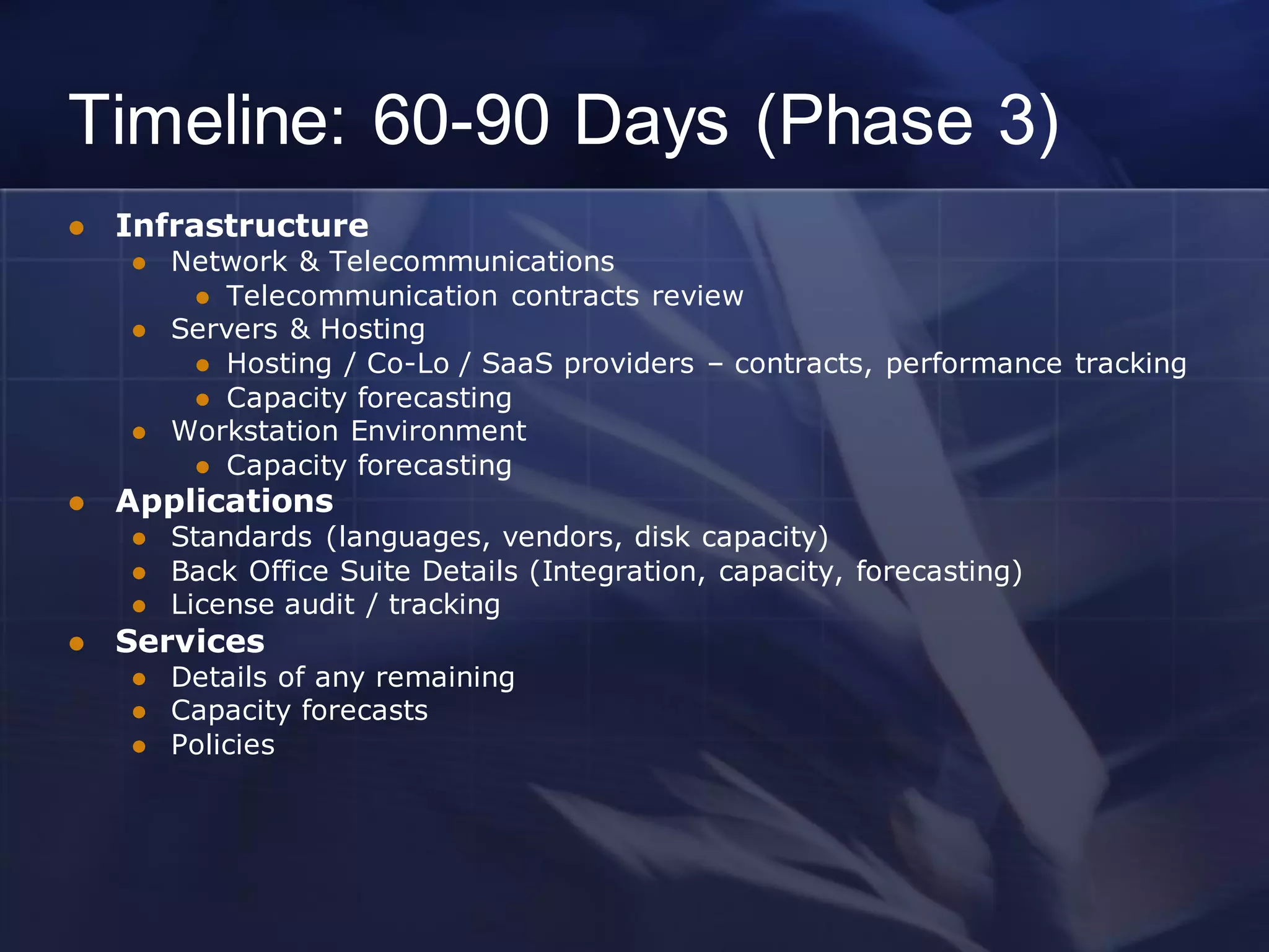SMB CIO First 90 Days Plan Example | PDF