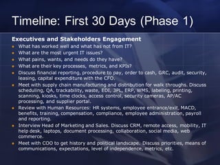 SMB CIO First 90 Days Plan Example | PDF
