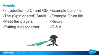 Ci of js and apex using jasmine, phantom js and drone io df14 | PPT