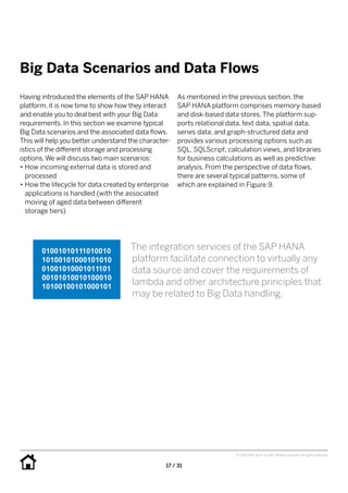 CIO Guide to Using SAP HANA Platform For Big Data | PDF | Databases | Computer Software and ...