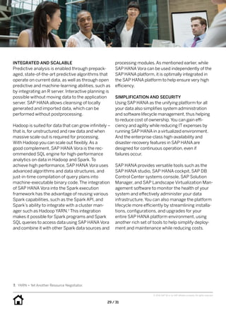 CIO Guide to Using SAP HANA Platform For Big Data | PDF | Databases | Computer Software and ...