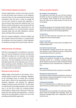 CIO Guide To Mobile Recording | PDF
