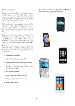 CIO Guide To Mobile Recording | PDF