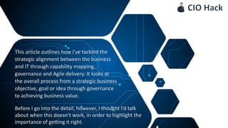 CIO Hack IT Alignment | PPT