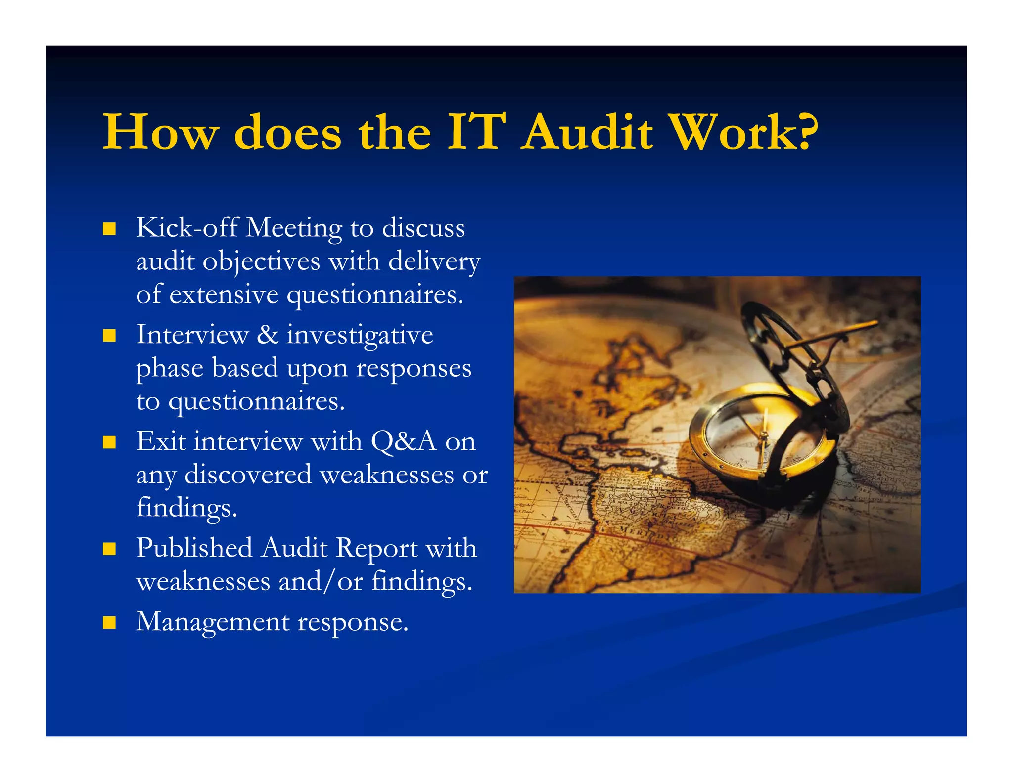 CIO IT Audit Survival TNS07 | PDF
