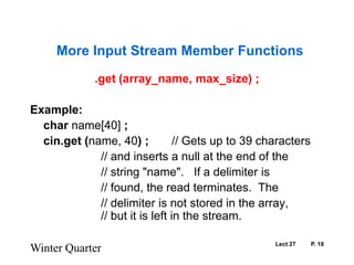 C++ io manipulation | PPTX