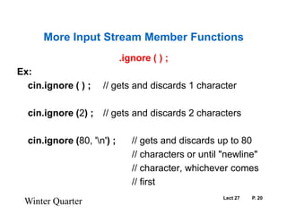 C++ io manipulation | PPTX