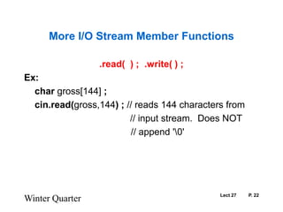 C++ io manipulation | PPTX