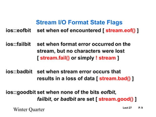 C++ io manipulation | PPTX