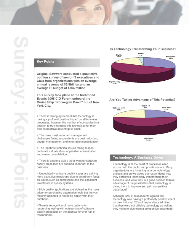 Cio Software Testing Survey Pdf
