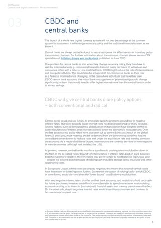 CBDC (Central Bank Digital Currencies) Report | PDF