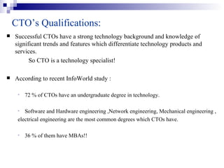 CIOs Vs CTOs | PPT