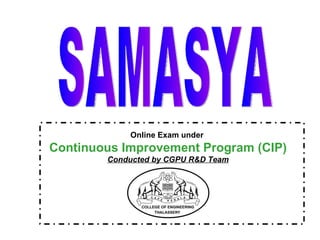 Continuous Improvement Program | PPT