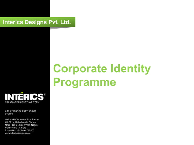 Corporate Identity Programme | PPT