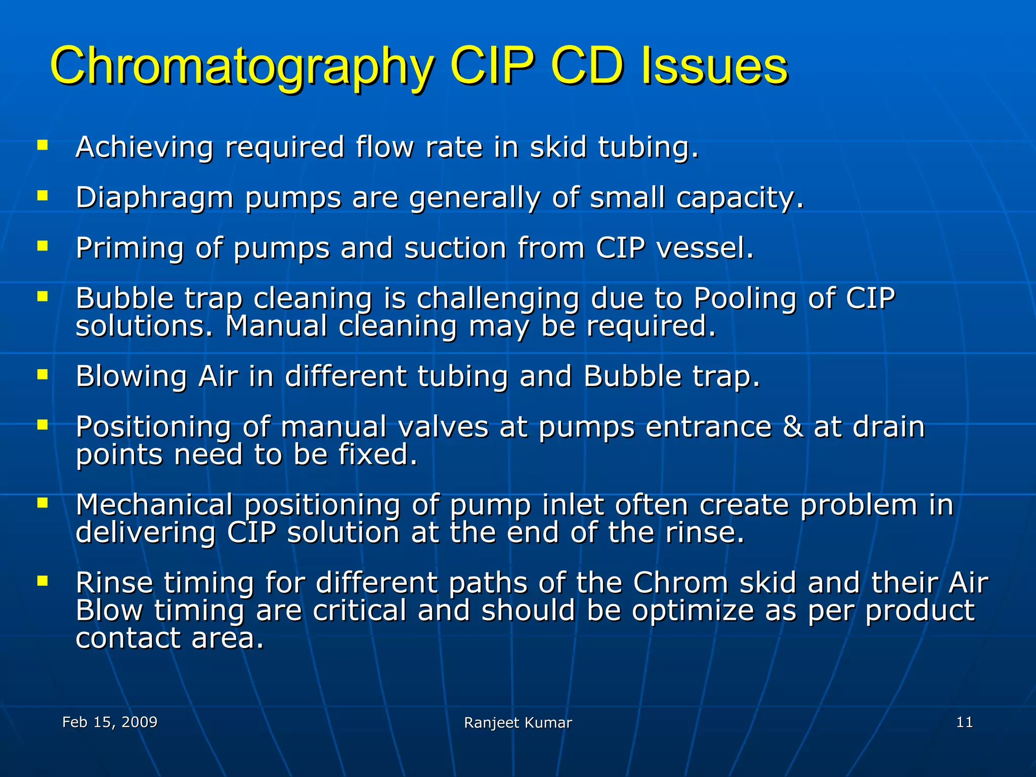 Clean In Place - Cycle Development | PPT