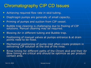 Clean In Place - Cycle Development | PPT