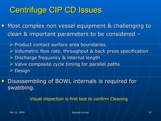 Clean In Place - Cycle Development | PPT
