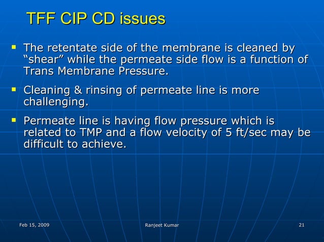 Clean In Place - Cycle Development | PPT | Swimming | Sports