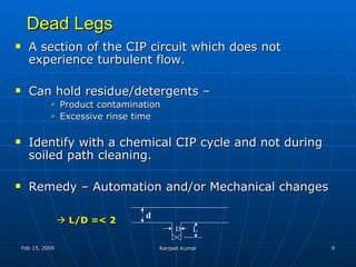 Clean In Place - Cycle Development | PPT