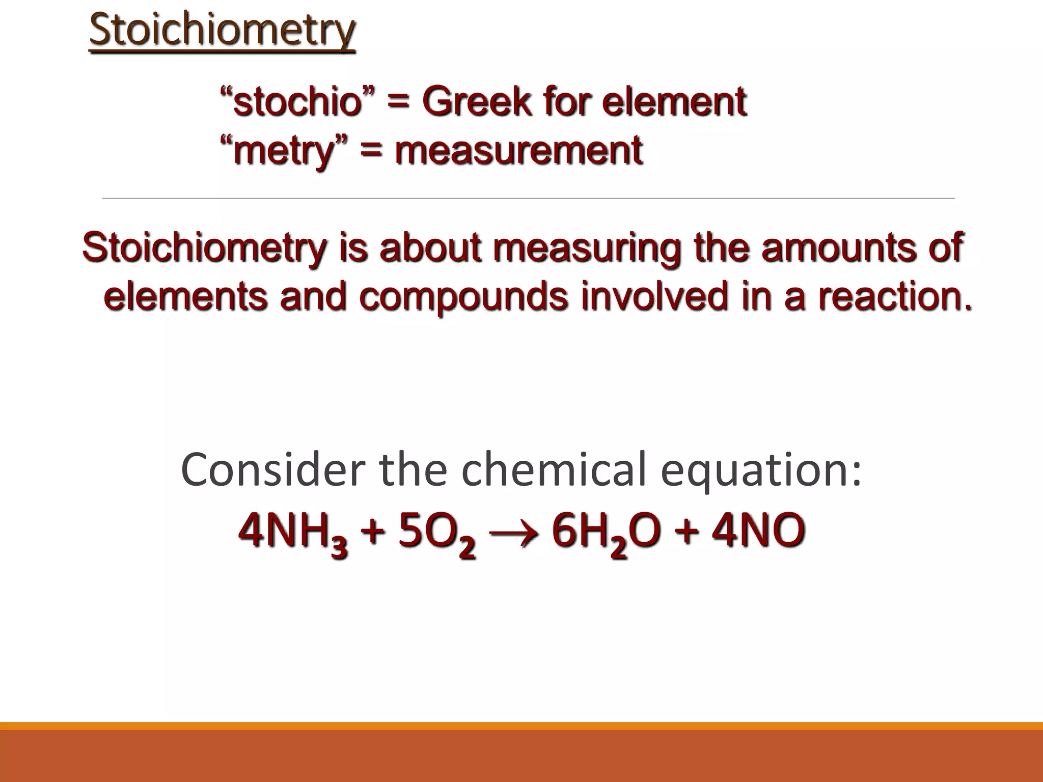 CIP-Section-2-Stoichiometry.ppt | Chemistry | Science