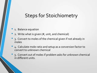 CIP-Section-2-Stoichiometry.ppt | Chemistry | Science