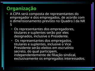 Treinamento nova NR05 CIPA Treinamento nova NR05 CIPA | PPT