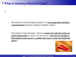 Attorney-Client Privilege in Japan | PPT | Legal Services Industry ...