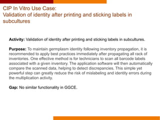 CIP Clonal Use Case 04 - Validation of identity after printing and ...