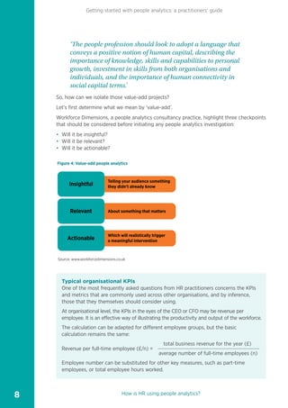 CIPD Getting started with people analytics | PDF