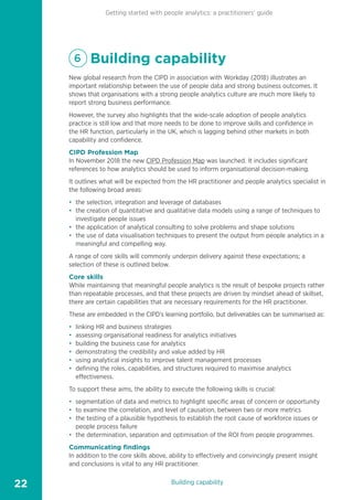 CIPD Getting started with people analytics | PDF