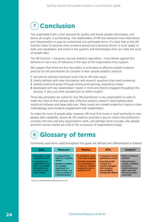 CIPD Getting started with people analytics | PDF