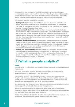 CIPD Getting started with people analytics | PDF