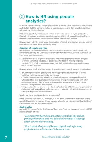 CIPD Getting started with people analytics | PDF