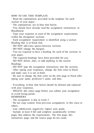 CIPD Assessment Report (AR1) FoundationTo be completed by | DOCX