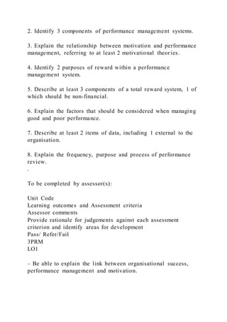 CIPD Assessment Report (AR1) FoundationTo be completed by | DOCX
