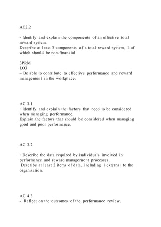 CIPD Assessment Report (AR1) FoundationTo be completed by | DOCX