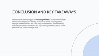 Online Cipd Assignment Help in Australia | PDF