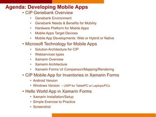 CIP Developing Mobile Apps | PPTX