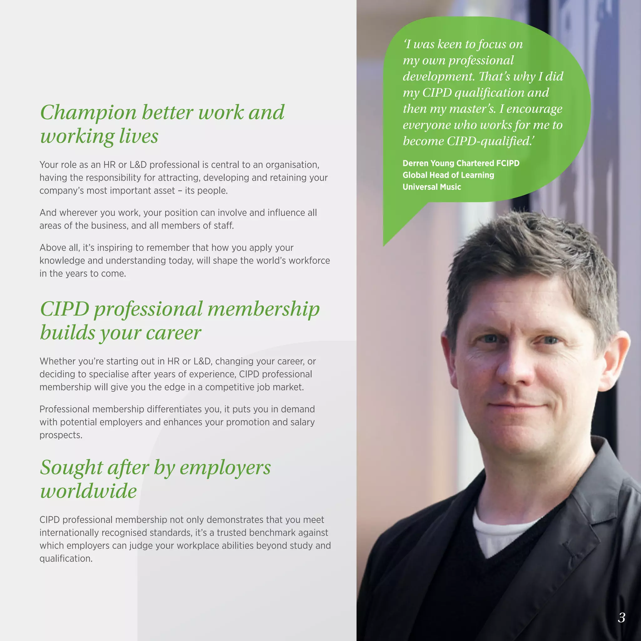 CIPD routes to professional membership brochure | PDF