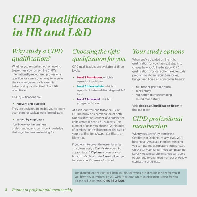 CIPD routes to professional membership brochure | PDF