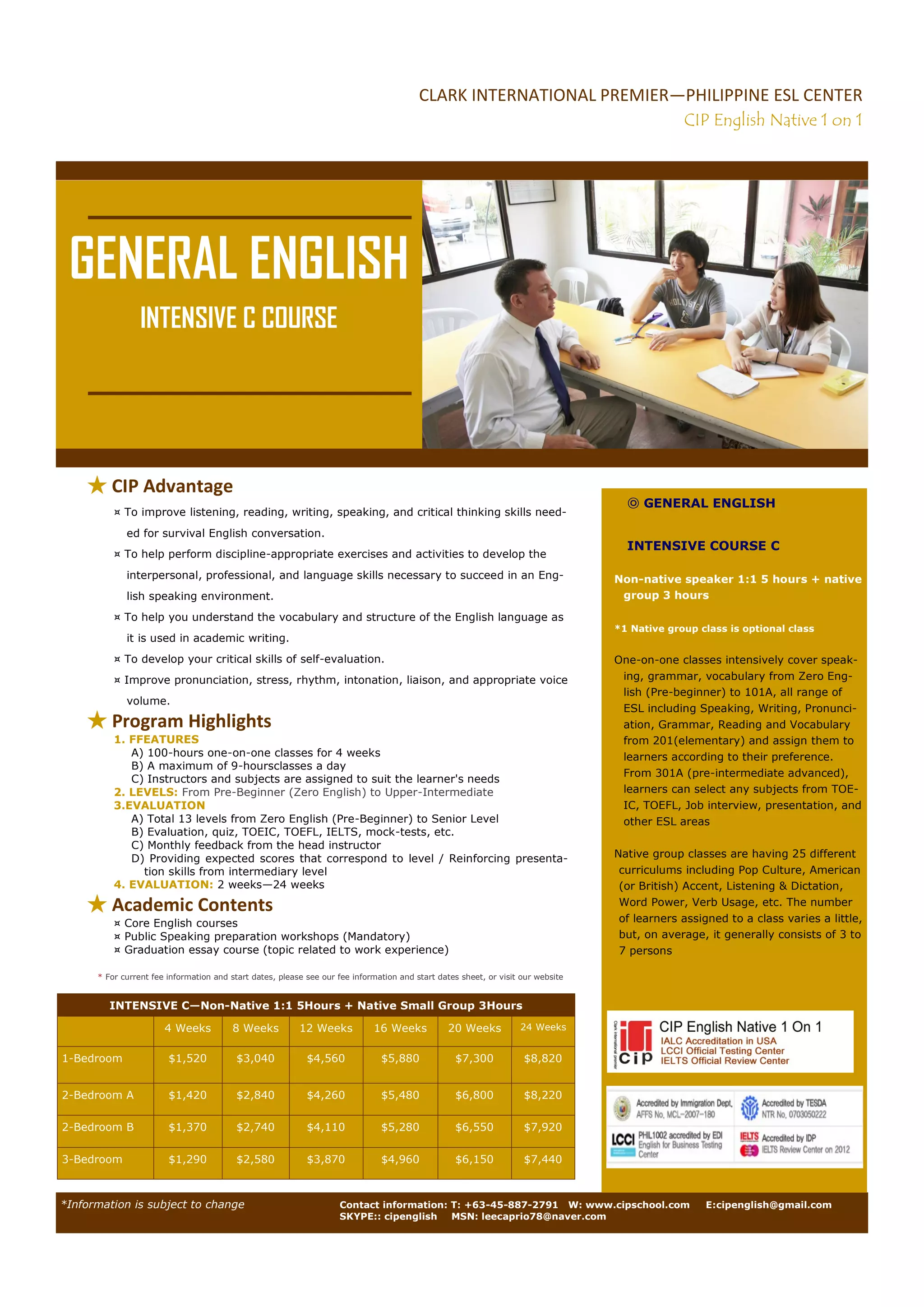 Cip Academy flyer | PDF