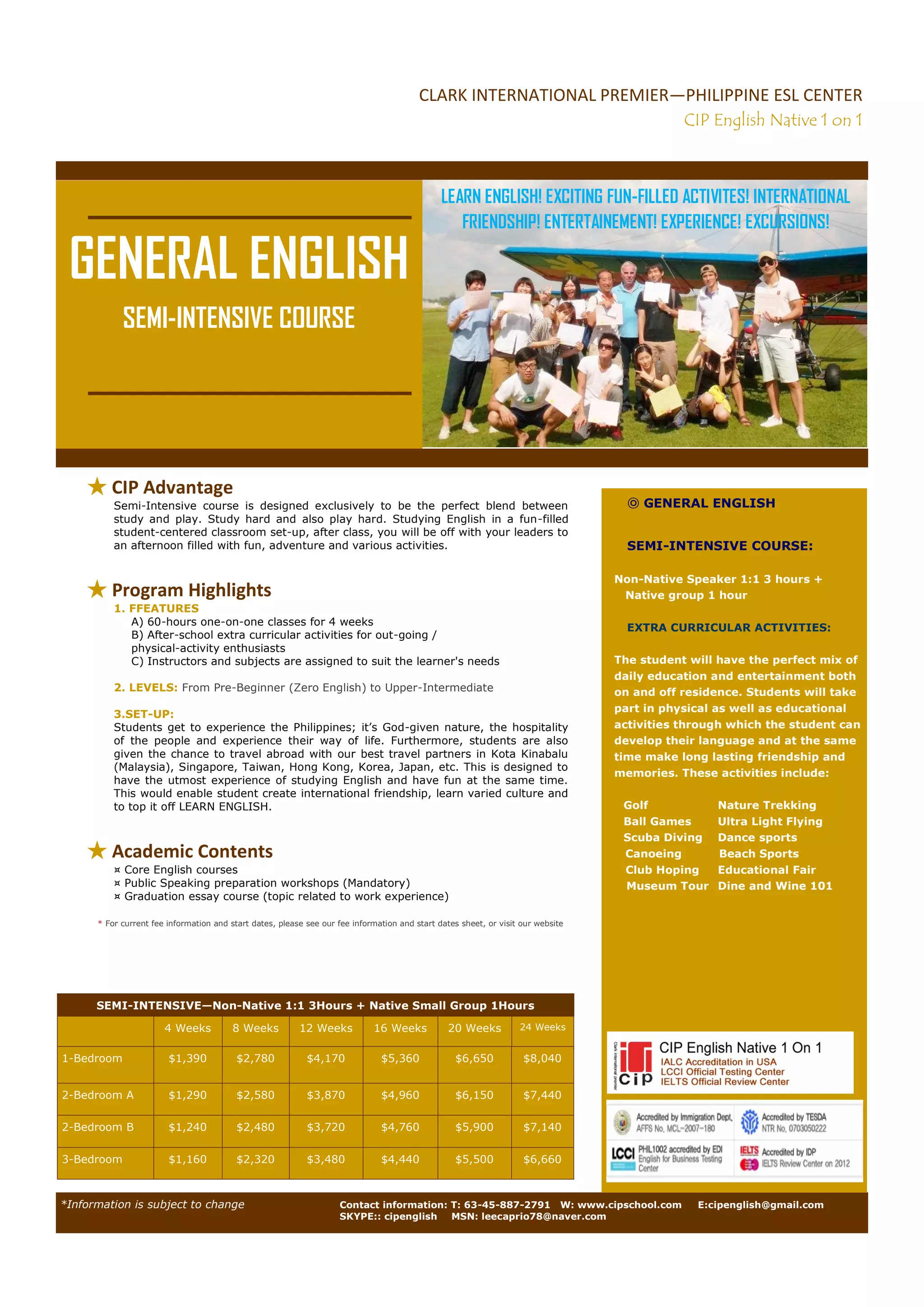 Cip Academy flyer | PDF